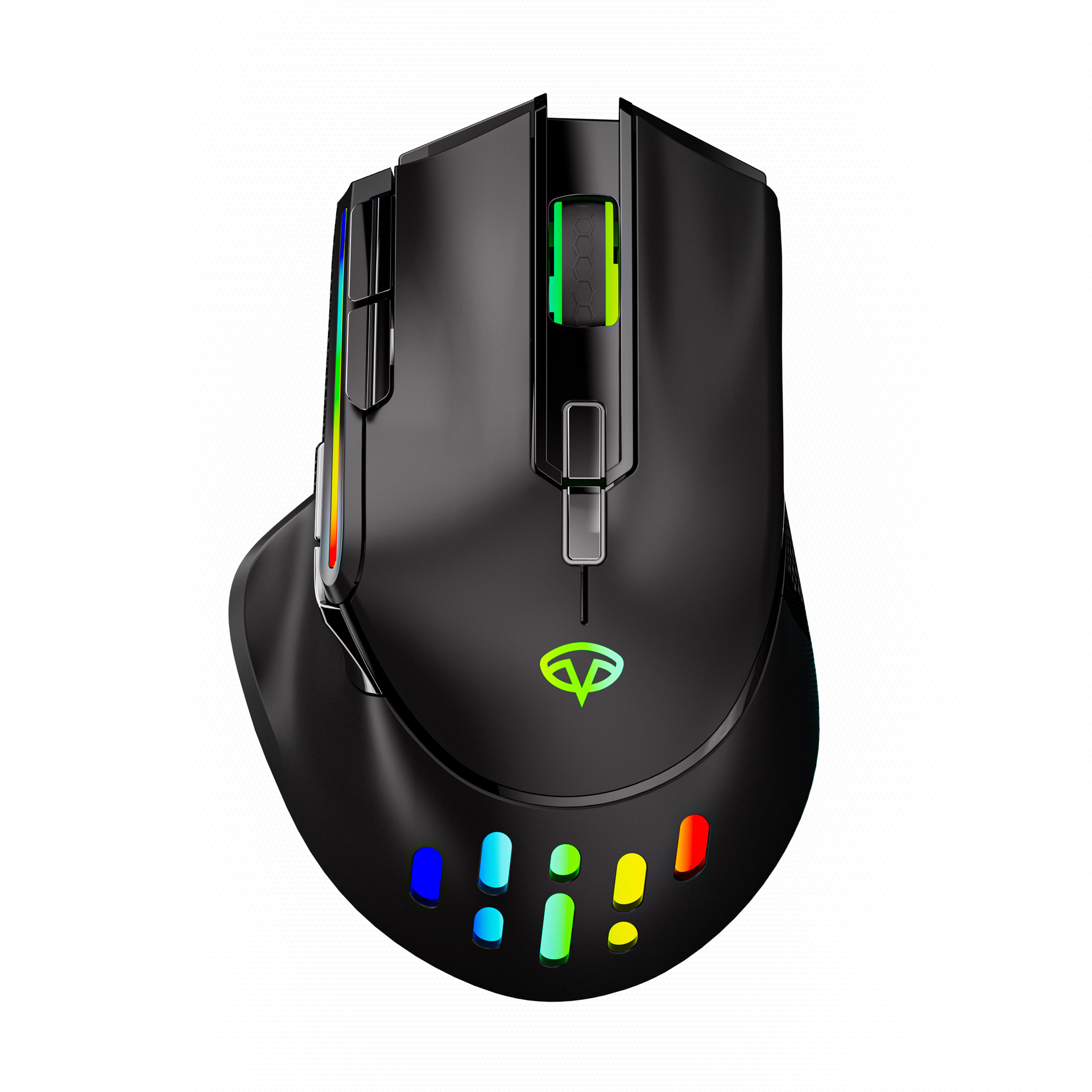 Dark Alien D4 2.4GHz Wireless Mouse Rechargeable Light Weight Ergonomic ...