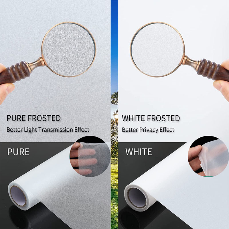 Privacy Window Film Frosted Window Tinted Film Privacy Anti UV Frosted ...