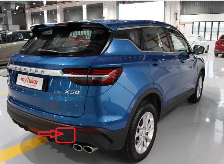 PROTON X50 2020 REAR BUMPER TOWING CAP COVER BELAKANG BUMPER(NO ...