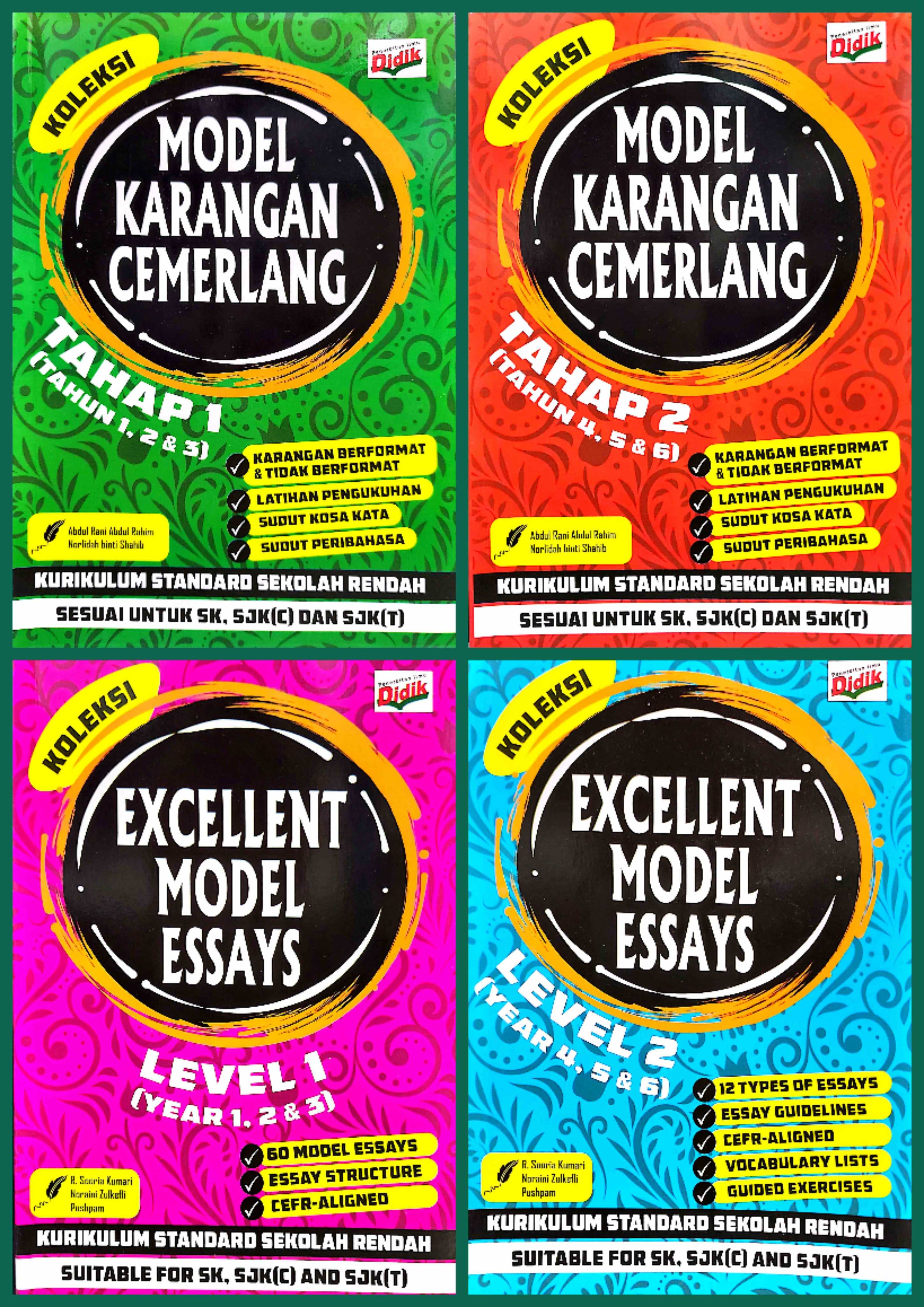 KOLEKSI MODEL KARANGAN CEMERLANG / EXCELLENT MODEL ESSAYS TAHAP 1 & 2 ...