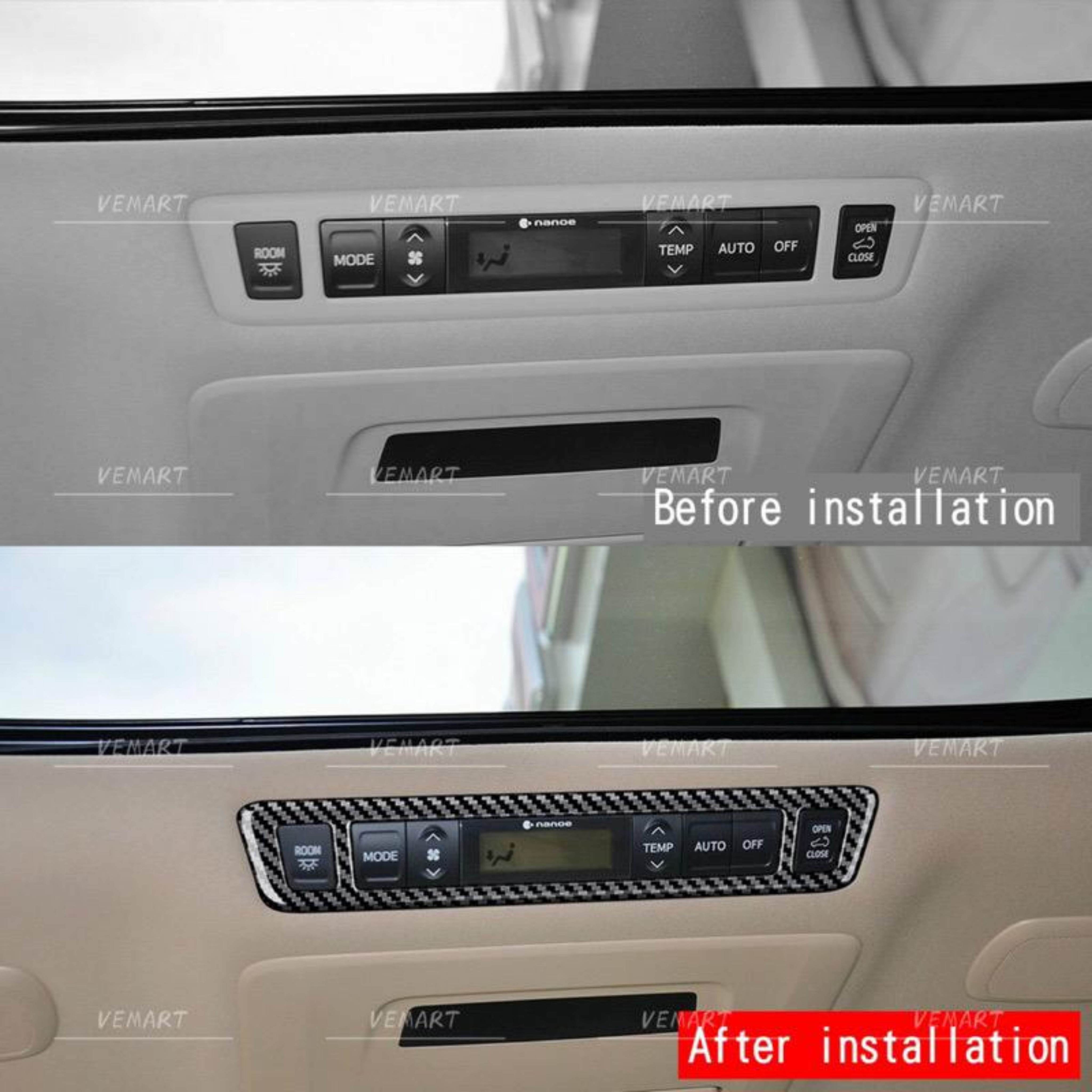 dac toyota alphard vellfire anh20 2008-2014 car rear ac panel switch ...