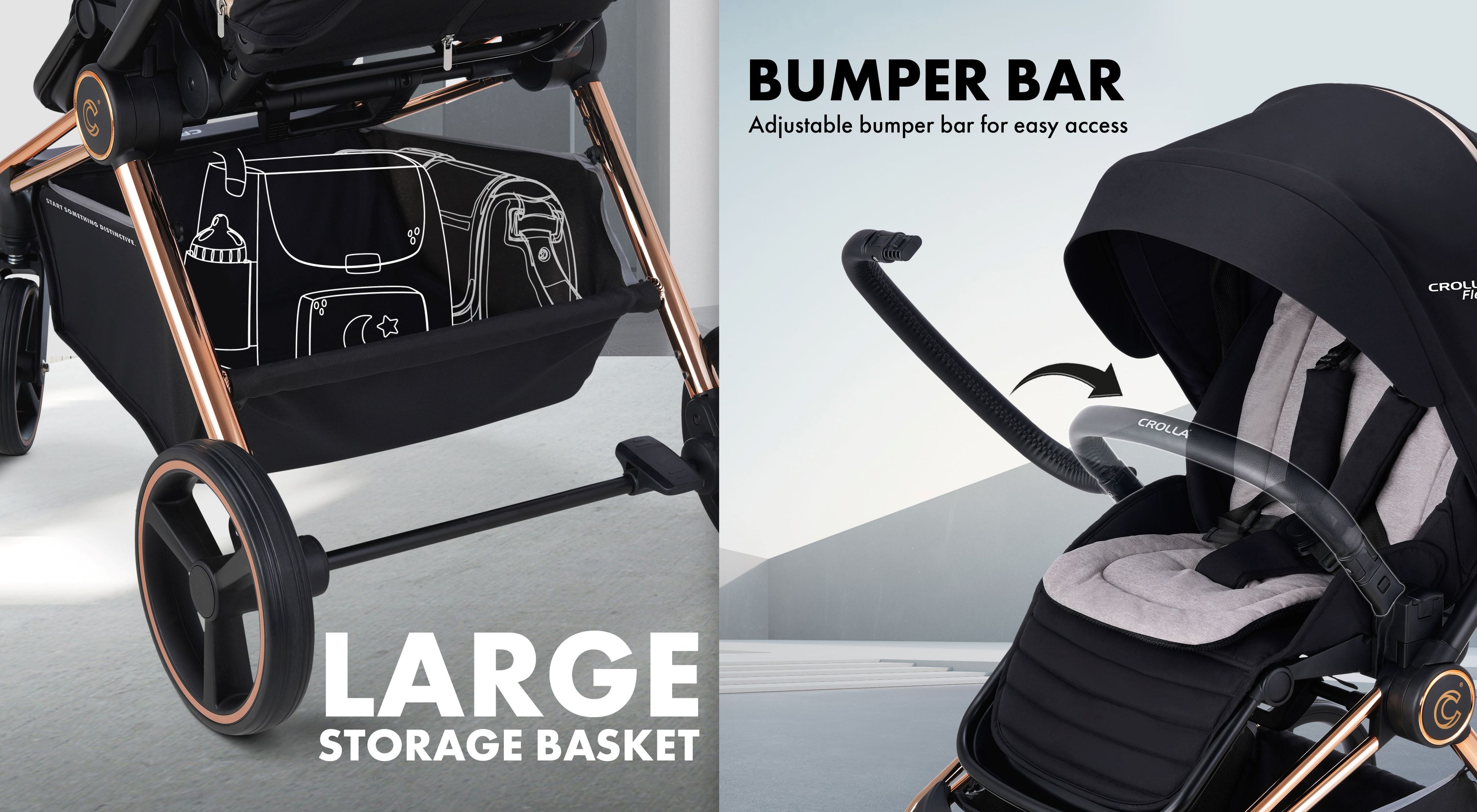 Crolla Flexxi 2Way Stroller (Up to 22kg) | Shopee Malaysia