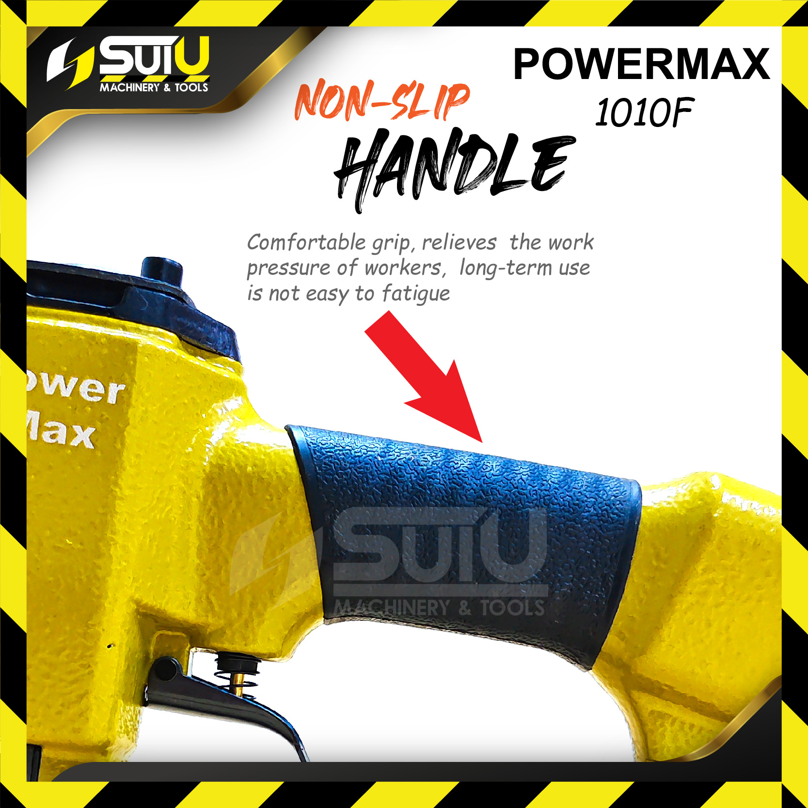 POWERMAX / JEC 1010F Air Stapler / Air Nailer Gun / Stapler Udara 气钉枪 ...