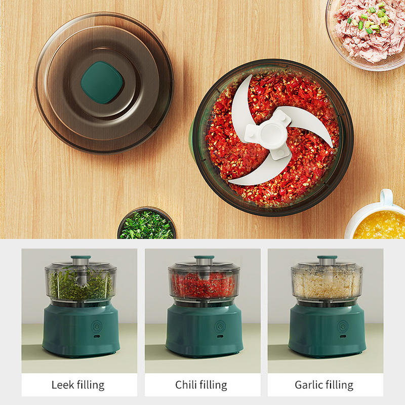 New Multifunctional Food Processor Cordless Meat Blender Electric ...