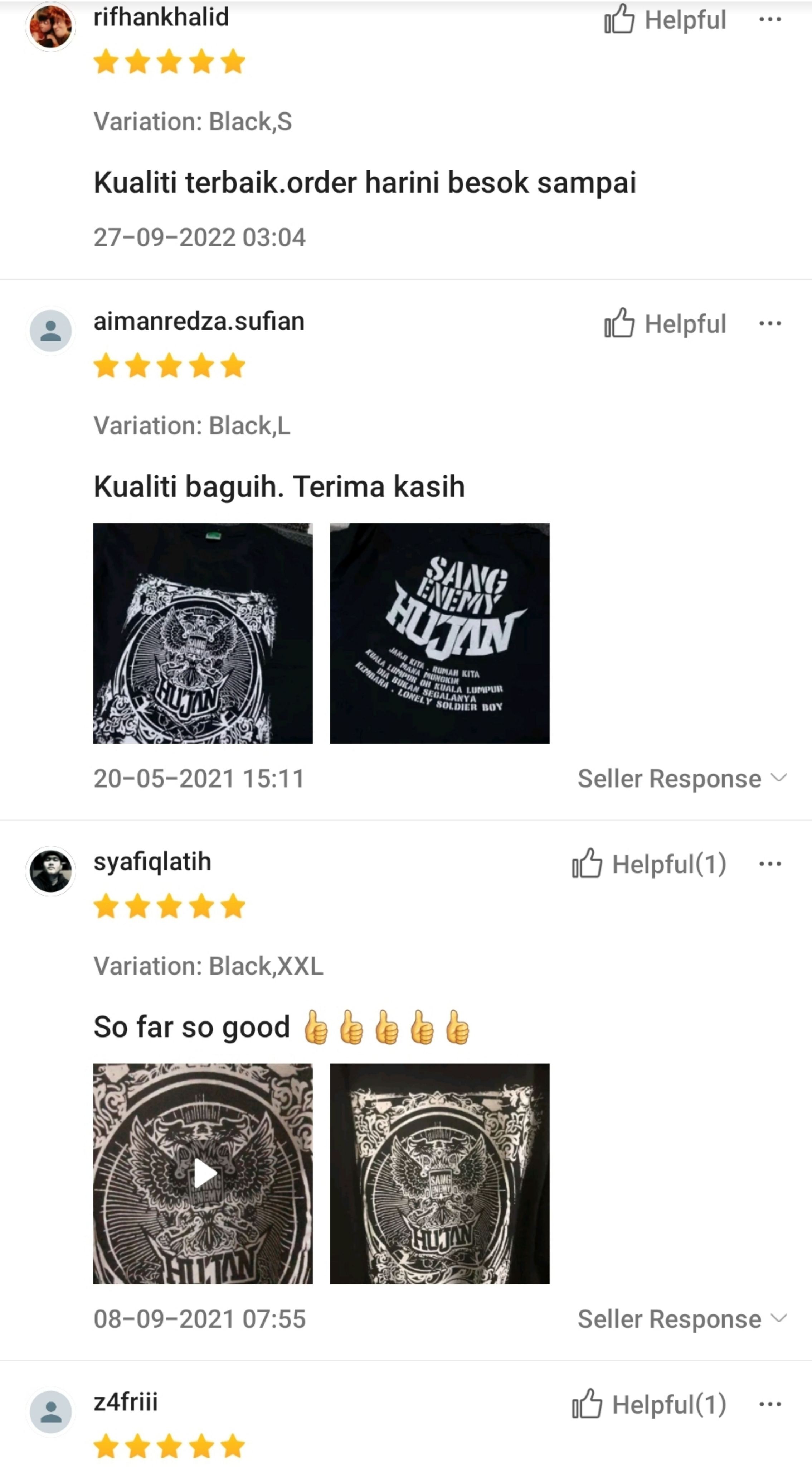 Hujan Sang Enemy Rock Band Shirts Rockers Kumpulan T-Shirt # Deep ...