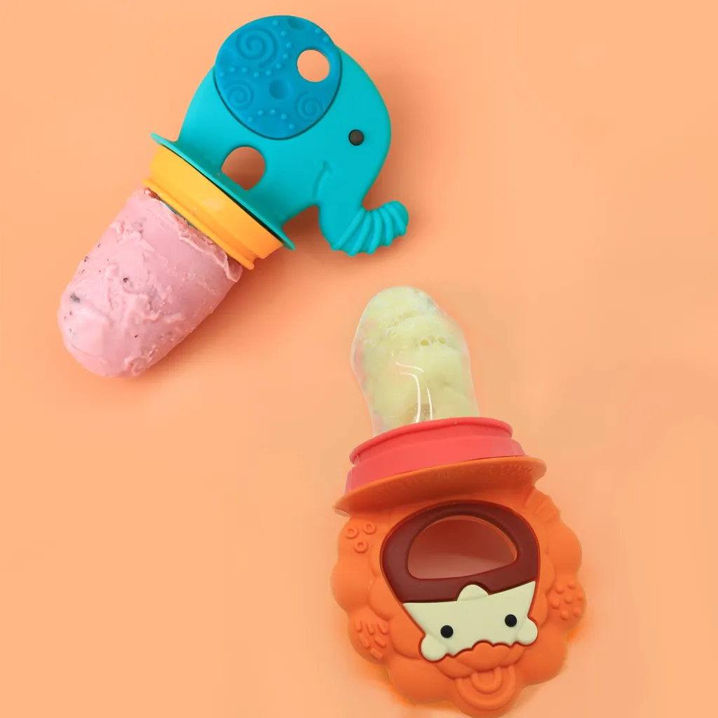 Marcus & Marcus Silicone Self Feeder N 'Pop | Baby Food Feeder | Self ...