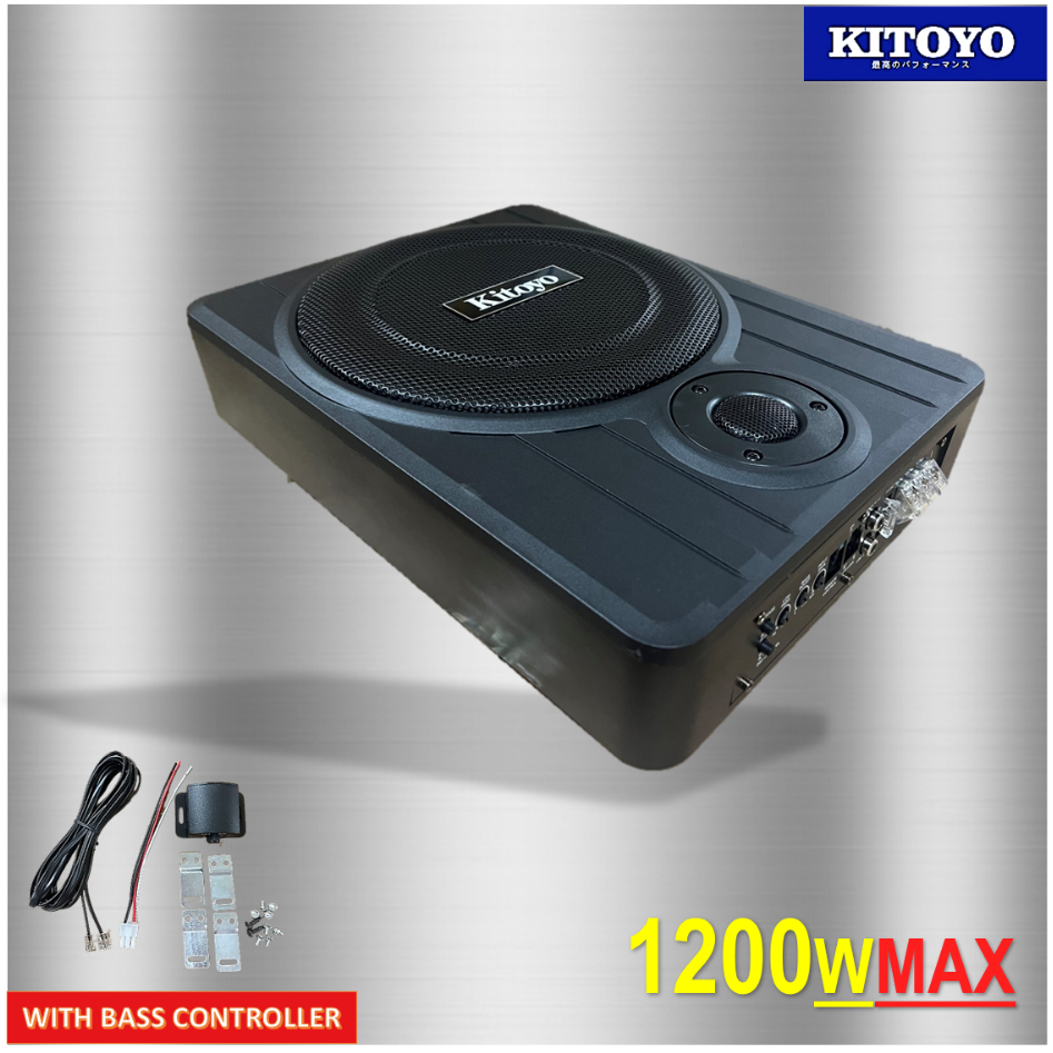Underseat Subwoofer 11.8'' Kitoyo Car Underseat Active Subwoofer Super ...