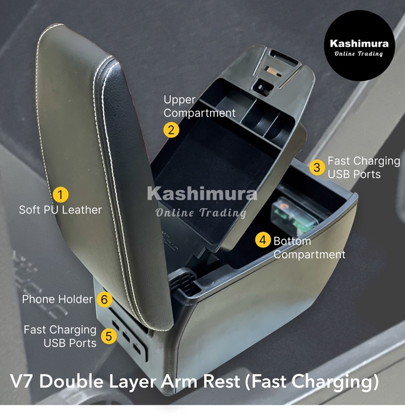 {HIGH QUALITY} Premium Armrest for Produa Axia 2023 | Shopee Malaysia