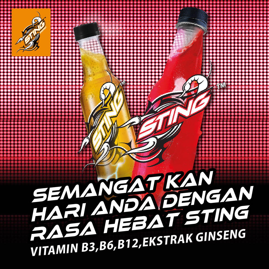 STING Gold Rush/Berry Blast 400ml x 6 bottles (M. Cluster) | Shopee ...