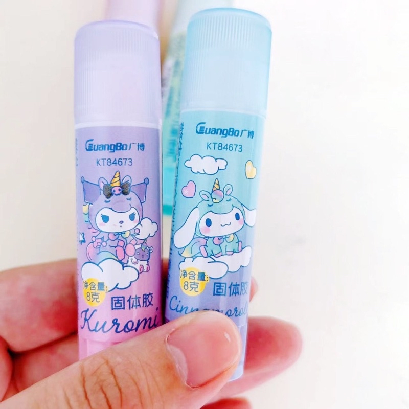 84673 4pcs Kuromi Solid Glue Stick Gam Art Craft Paper Sticky Glue High ...