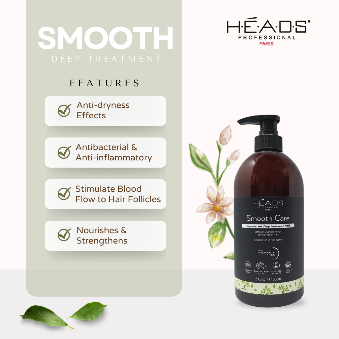 HEADS Sulphate Free Hair Shampoo Set for Anti-Hair Loss Dandruff Repair ...