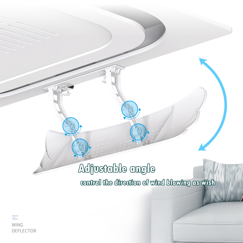 Cassette Aircon Wind Guide Fan Central Aircond Wind Guide Fan 360° Fast ...