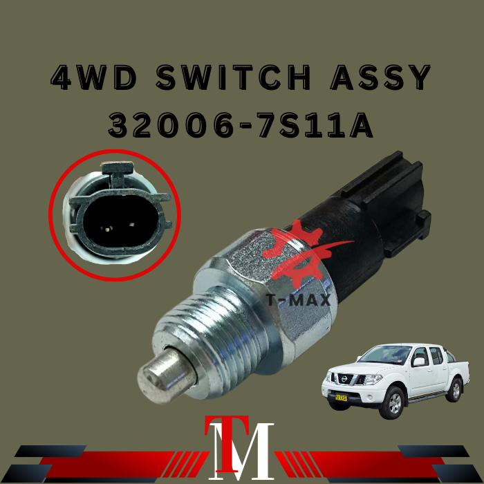 NISSAN NAVARA D40 YD25 4WD SWITCH ASSY / Transfer Neutral Position ...