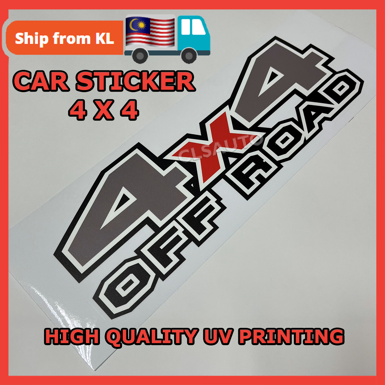Offroad Sticker 4x4 - Hilux Ranger Raptor Wildtrak Triton Navara DMAX ...