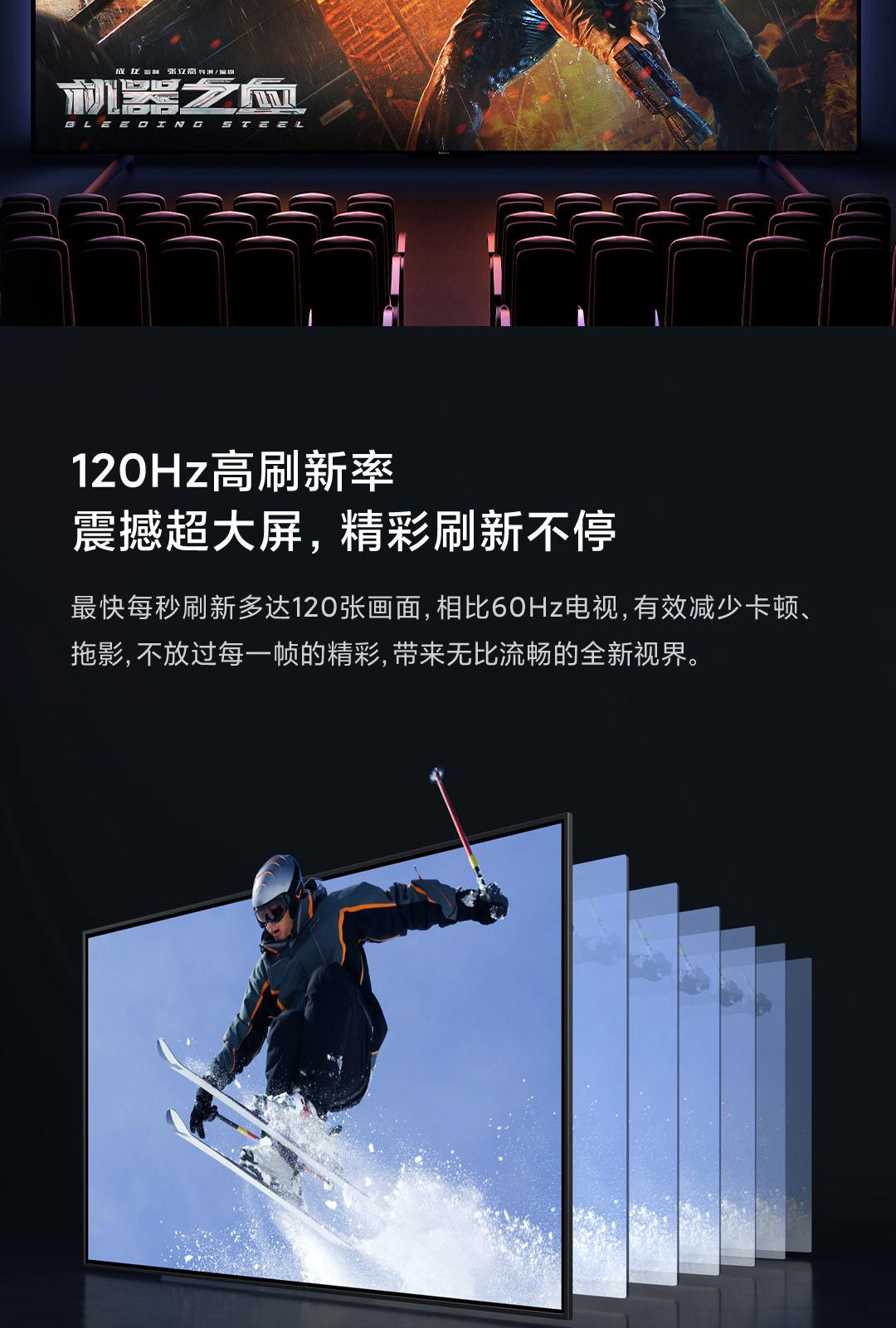 Redmi Max 98-inch 4K Smart Android TV 120HZ UHD HDR High-Resolution TV ...