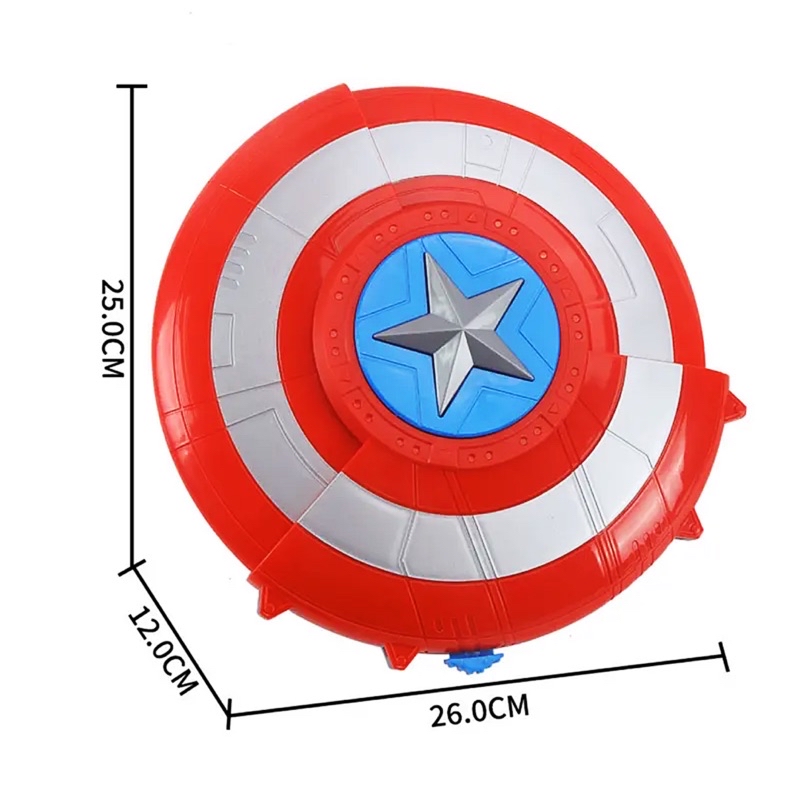 Marvel Avenger Super Hero Captain America Bullet Launcher Shield ...