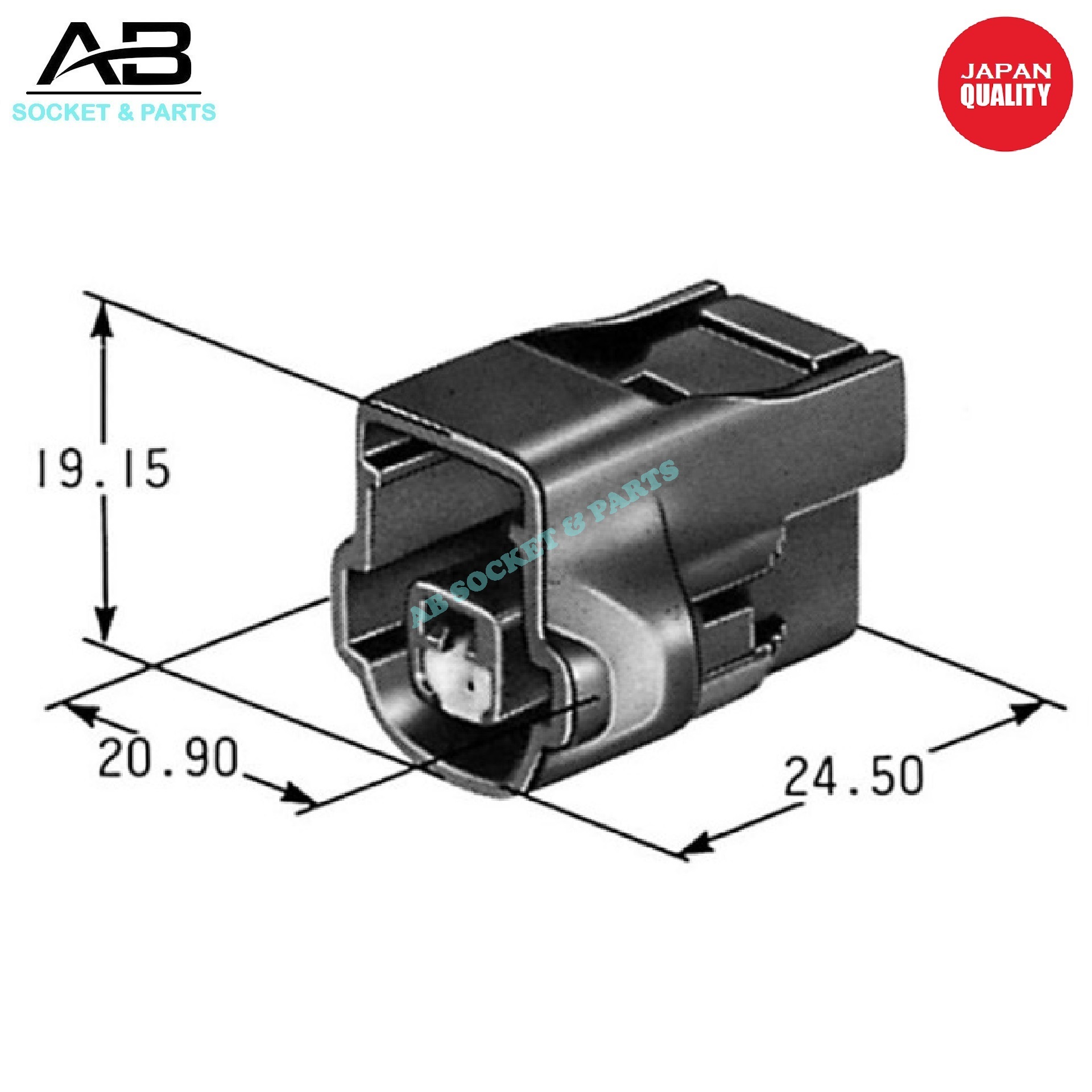 1 Pin Toyota SEG 4AGE 4AFE 20V AE111 Levin Knock Sensor Socket ...