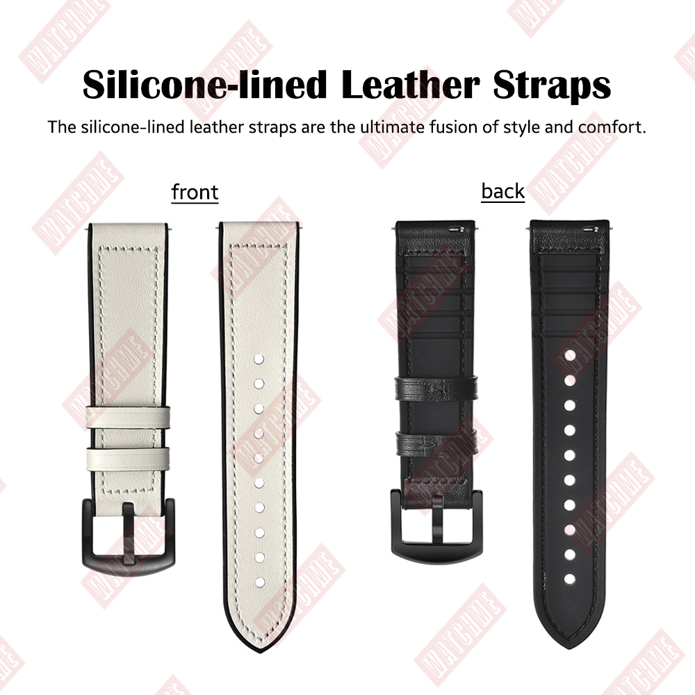 Xiaomi Smart Band 9 Pro / 8 Pro Strap, Silicone Lined Leather Strap ...