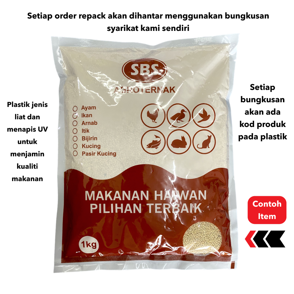 [5KG] [4101] Dedak Makanan Ayam Halus Berkualiti Tinggi [HITAM ...