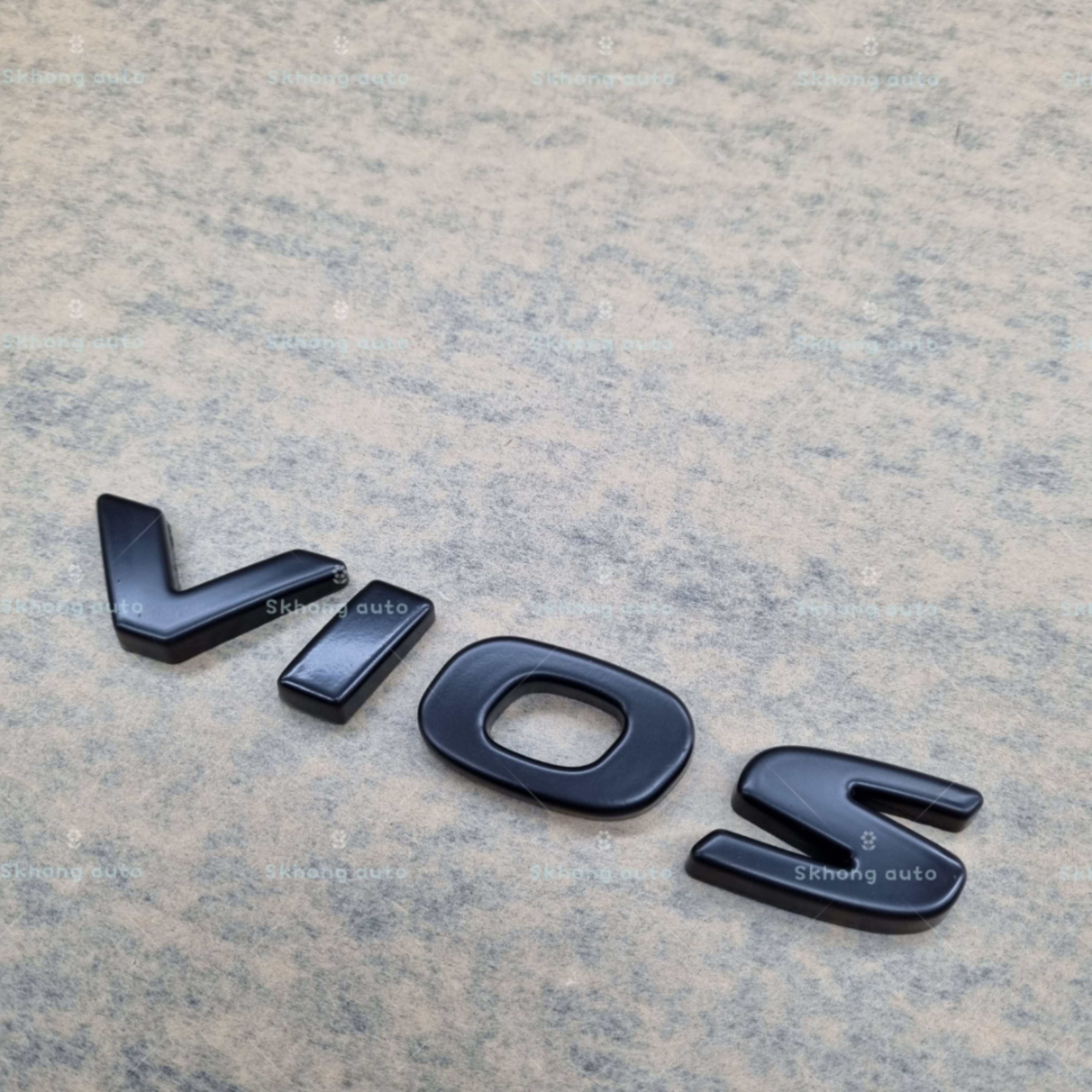 Toyota vios 2023 -2025+ ac100 car logo emblem frame carbon fiber pnp ...