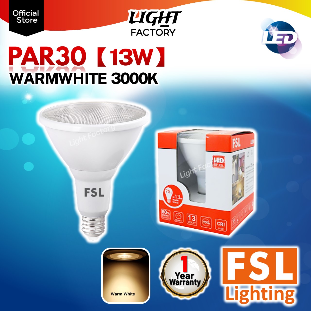 FSL PAR30 13W LED Bulb / PAR38 18W LED Bulb COB LED Spot Light Bulb PAR30 Bulb PAR38 Bulb ...