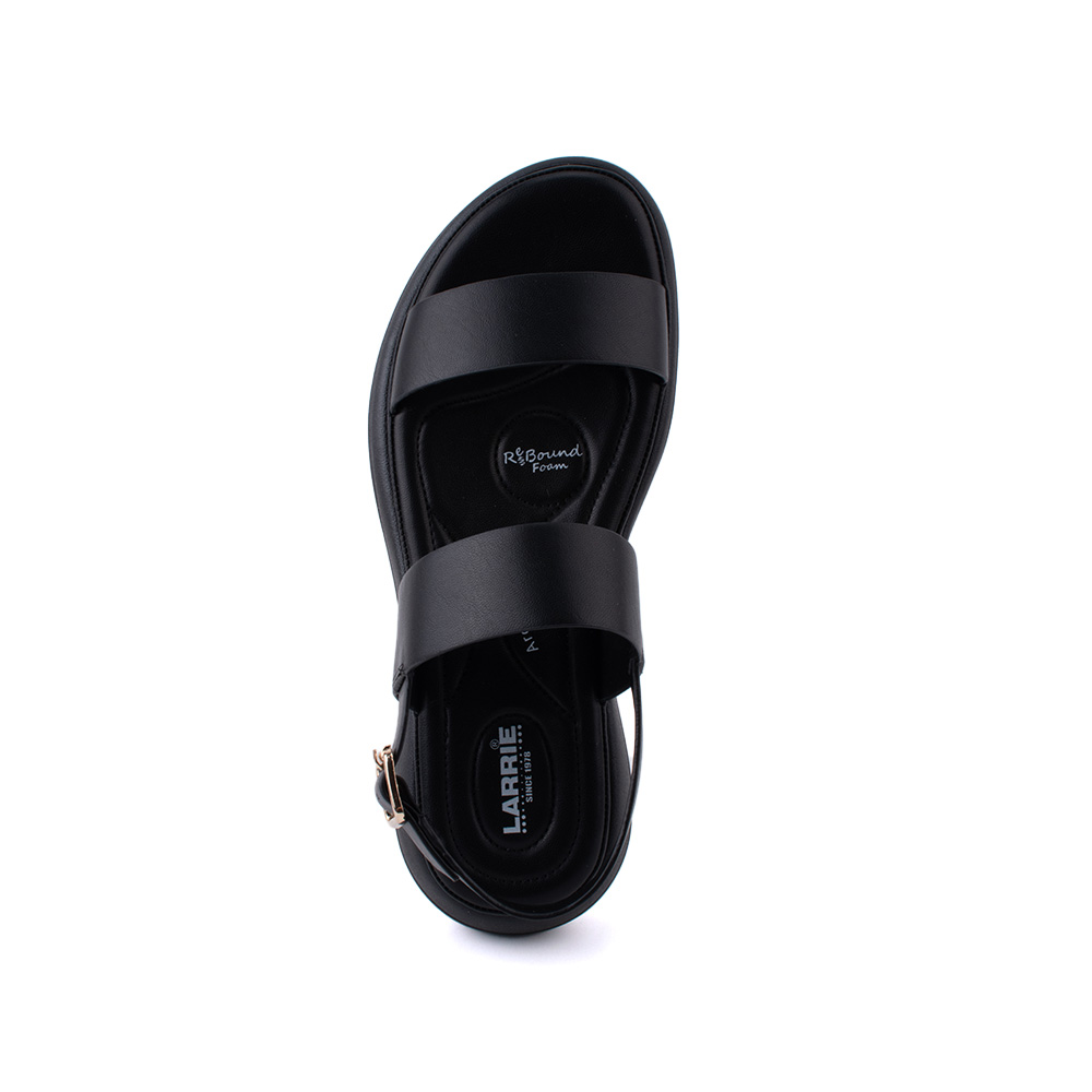 LARRIE Sandal Perempuan Hitam Buckle Strap Sandals - L82307-CV01SV-1 ...