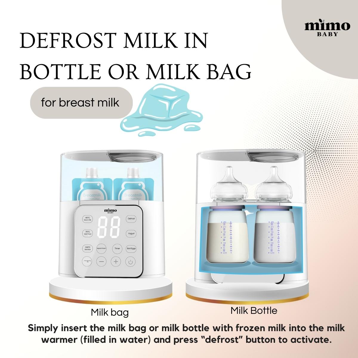 Mimo baby 6 in 1 Smart LED Touch Screen Multifunctional Milk Warmer ...