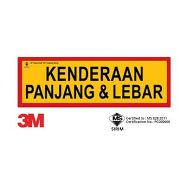 [100% ORIGINAL] 3M LORRY REFLECTIVE STICKER KENDERAAN PANJANG & LEBAR ...