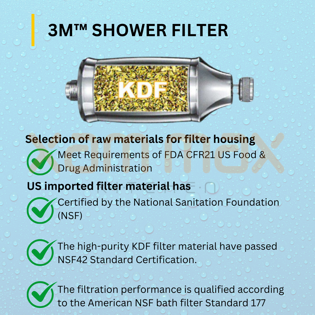 3M™ Shower Filter / Shower System Water Filter / 3M Water Filter / Bath ...