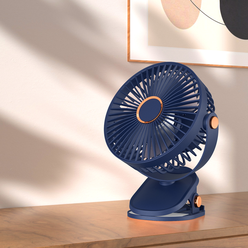 720° Spin Kipas Mini 5 Speed Clip Fan Mini Fan Portable Fan Table Fan ...