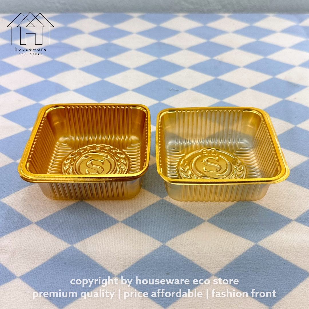 Square Dessert Mooncake Packaging Box / Moon Cake Plastic Tray Casing ...