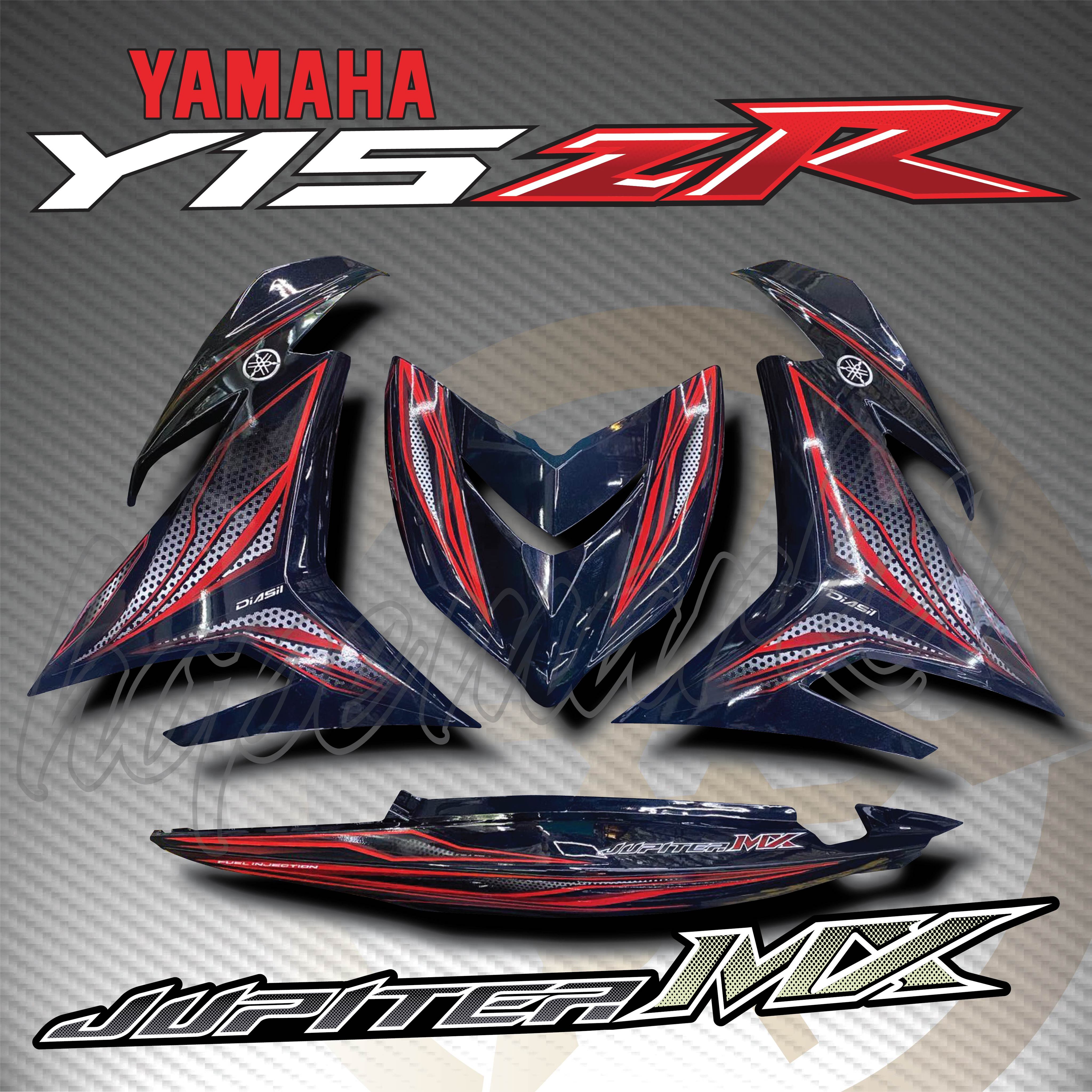 STRIPE MOTOR YAMAHA Y15ZR Y15 JUPITER MX AURORA 150 CUSTOM BODY STICKER ...