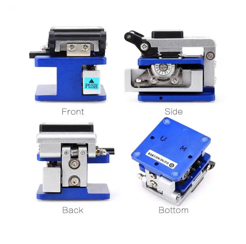 FC-6S Optical Fiber Cleaver Stripping Cutter Tool Cleaves FTTH Fiber ...