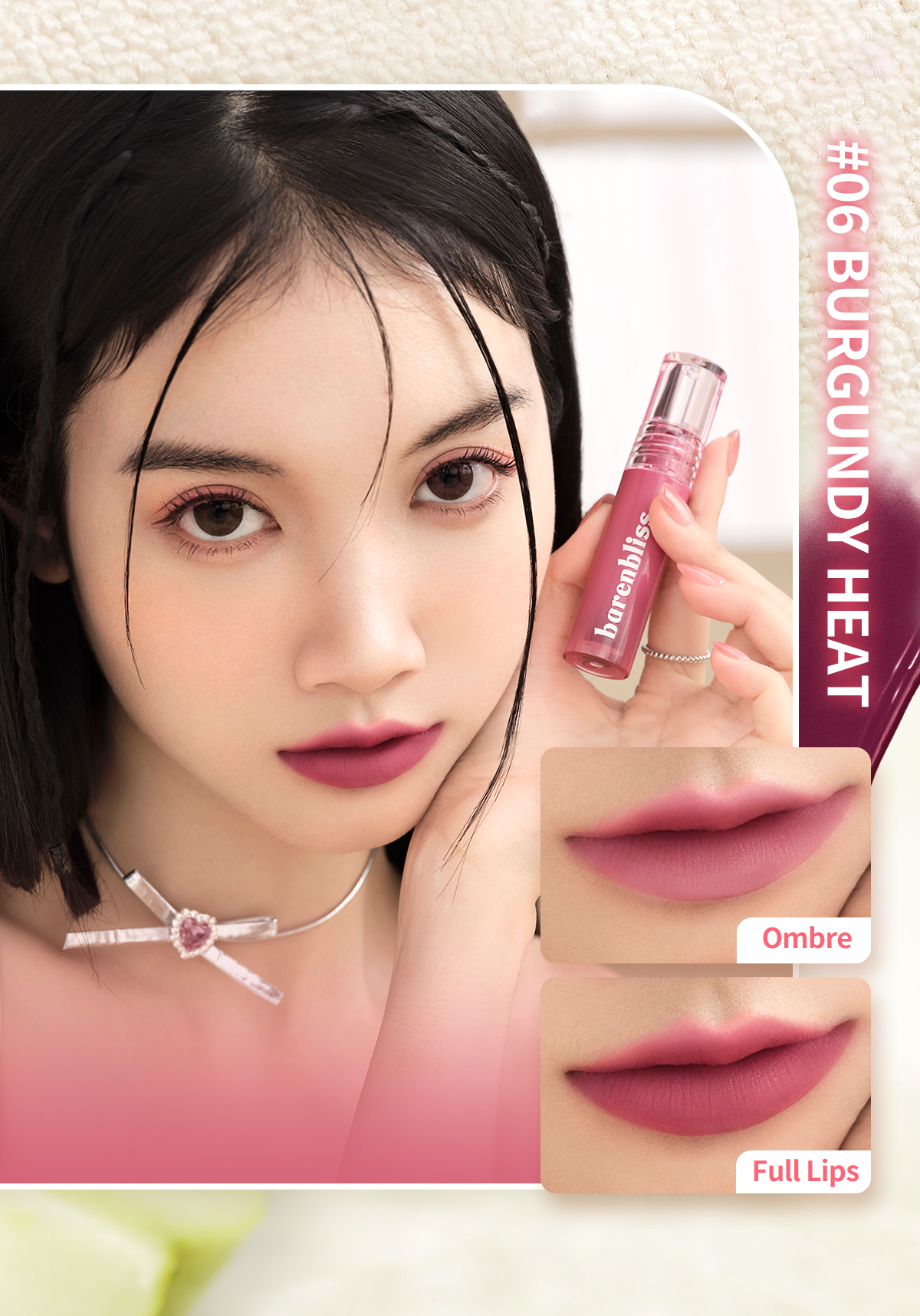 BNB Barenbliss Apple Makes Adorable Lip Mousse Tint (2.8g) Apple Mouse ...