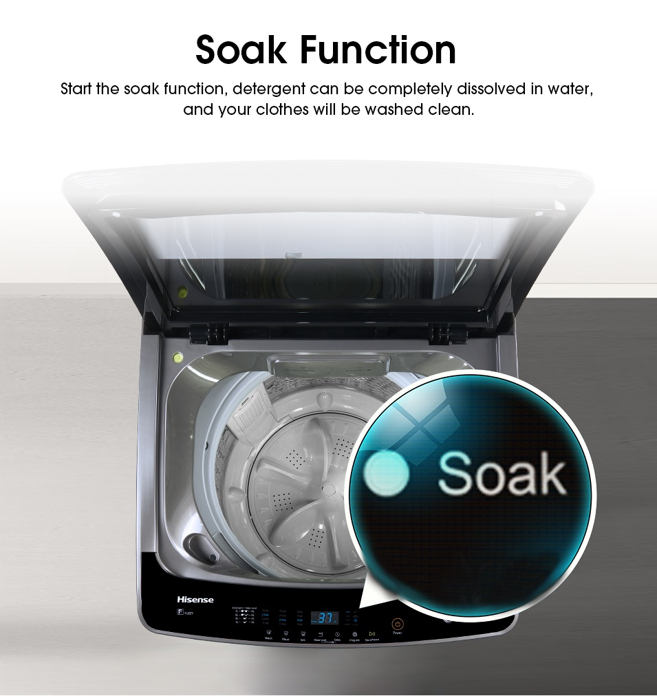 Hisense Washing Machine 20KG Top Load Washer Mesin Basuh Auto Murah ...