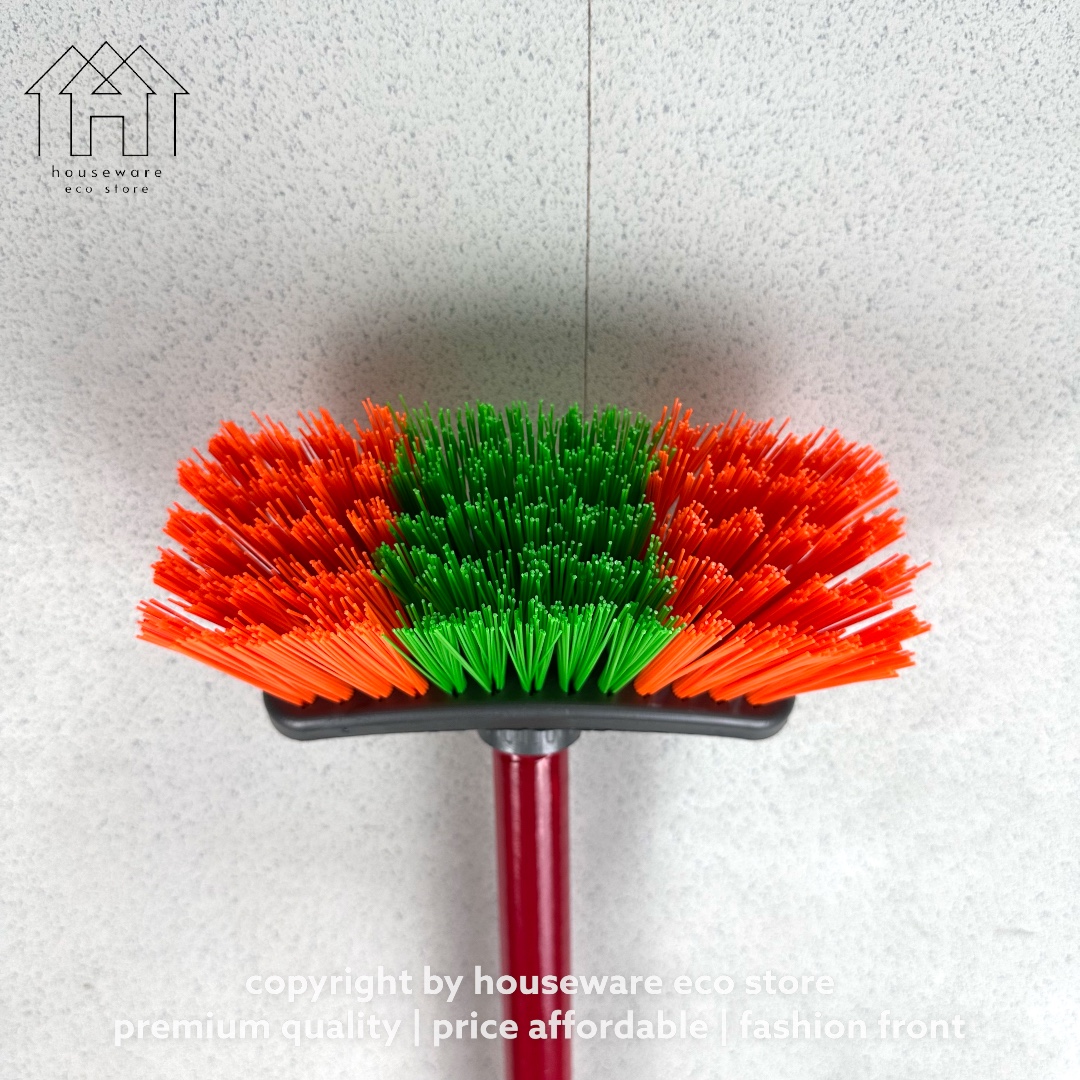 14.5cm Hard Nylon Broom With Handle / Penyapu Longkang / Plastic Brooms ...