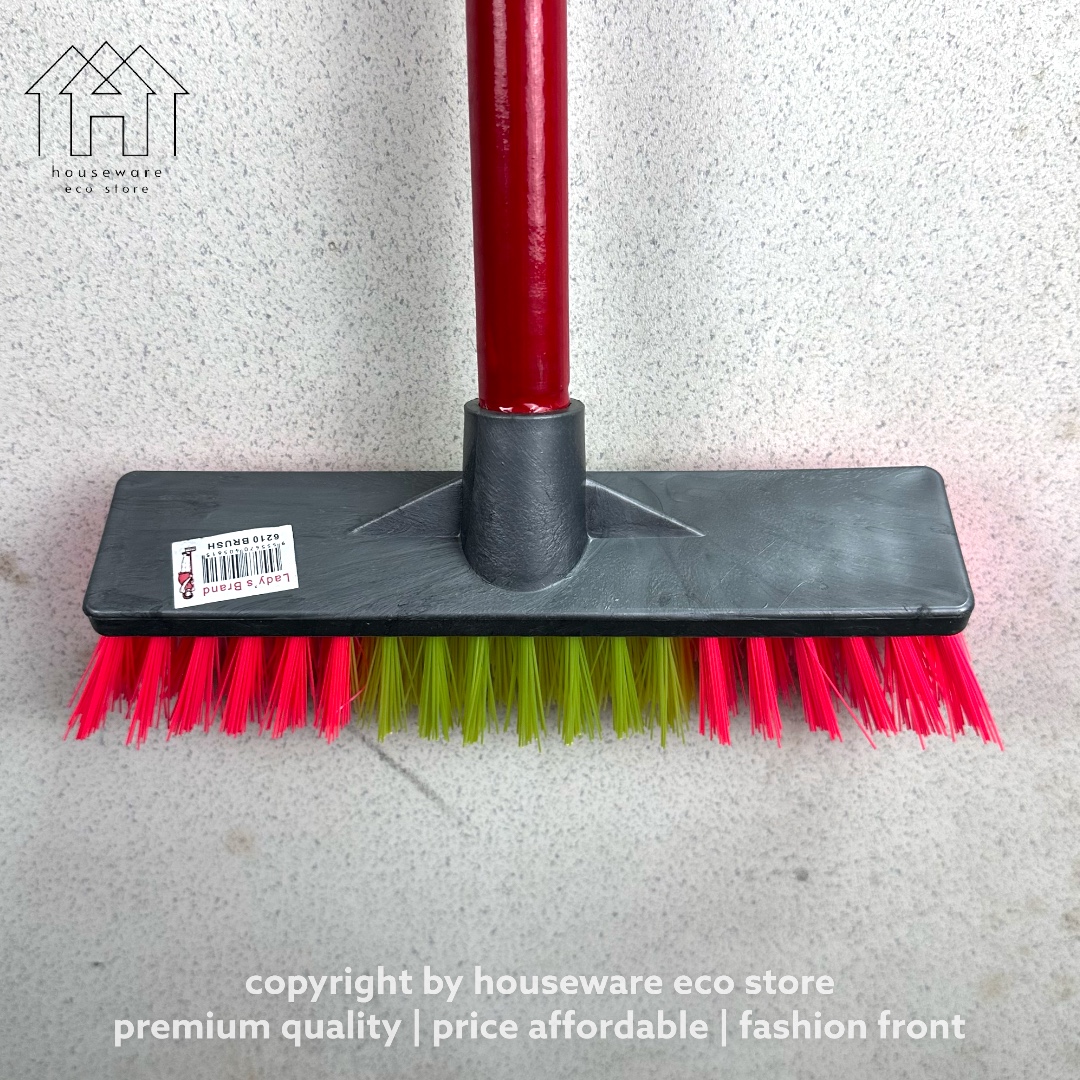 22cm Hard Nylon Broom With Handle / Penyapu Longkang / Plastic Brooms ...