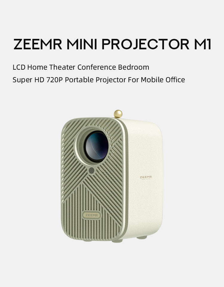 ZEEMR M1 Pro Projektor Mini Pintar Smart Mini Projector 4K Decode HD ...