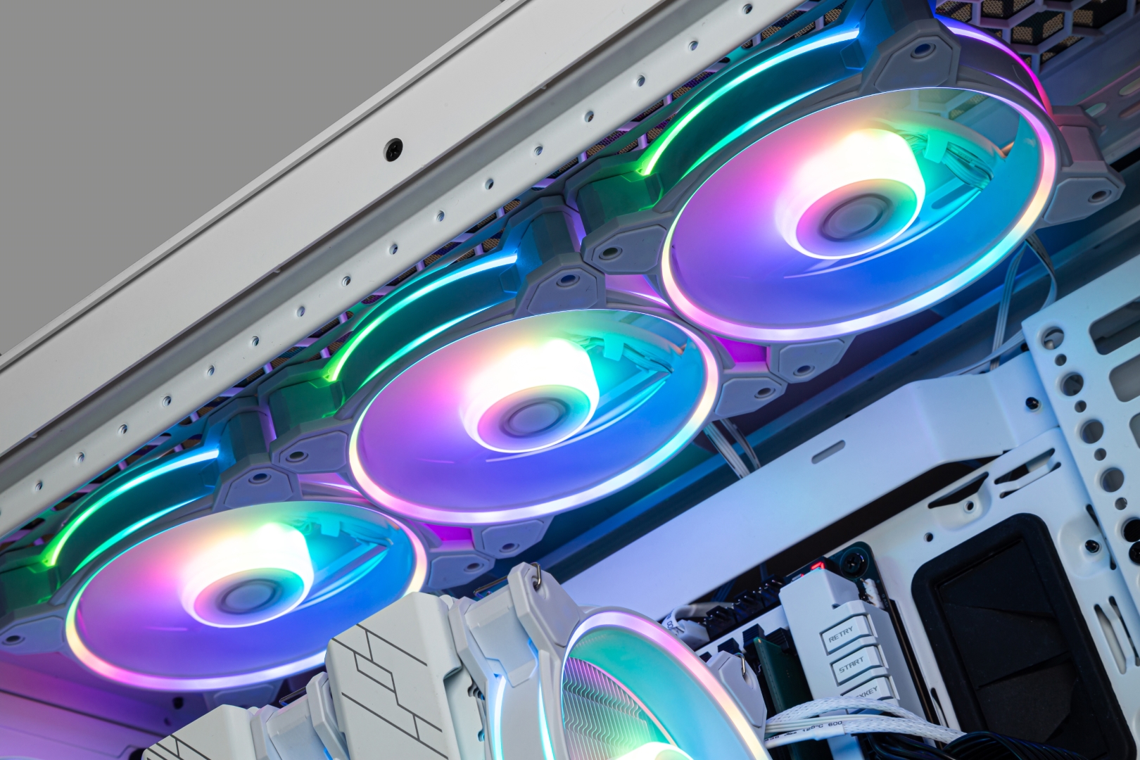 Cooler Master MF120 Halo² 3in1 Case Fan (2050 RPM, 51 CFM, ARGB Gen 2 ...