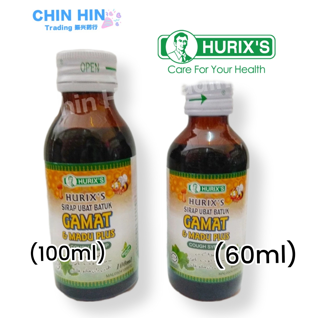 [HURIX'S] Sirap Ubat Batuk Gamat & Madu / Cough Syrup (60ml-100ml ...