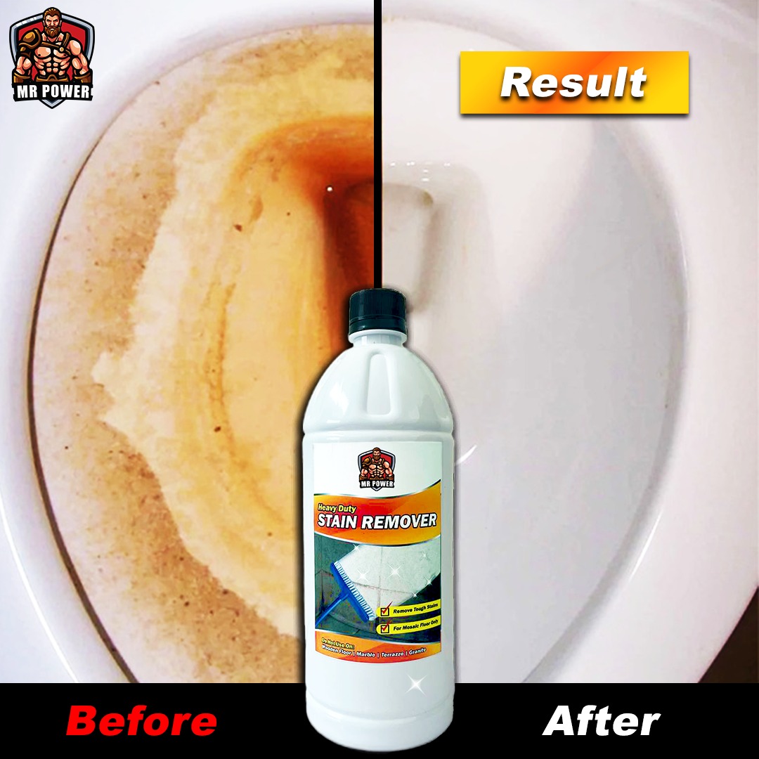 Mr Power Stain Remover Heavy Duty Cleaning Toilet Kitchen Home Floor ...