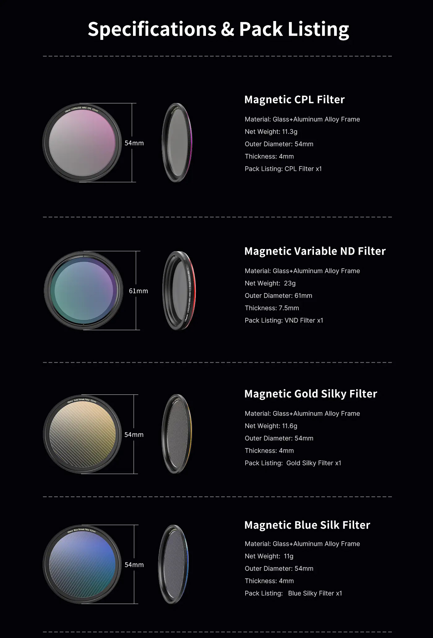 Ulanzi 52mm MagFilter Magnetic Filter for Smartphones | Shopee Malaysia