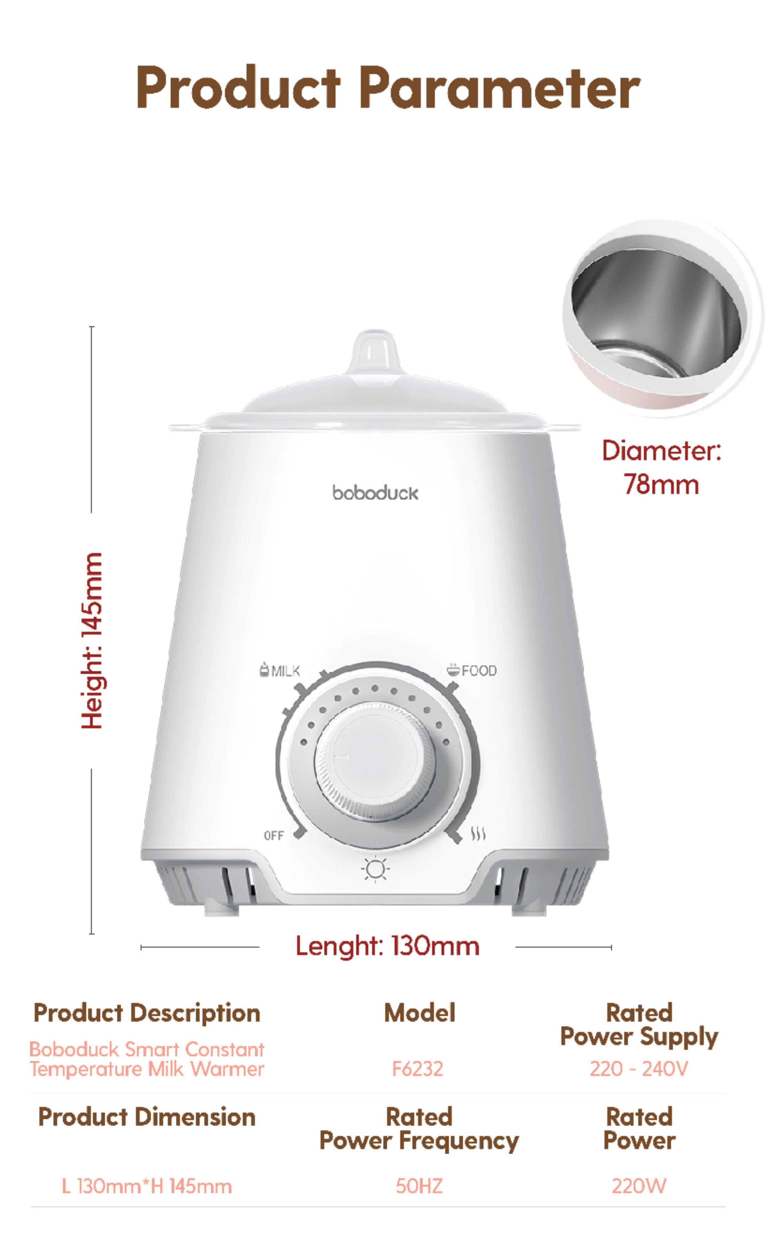 [READY STOCK] Boboduck 4in1 Multifunction Smart Baby Milk Bottle Warmer ...