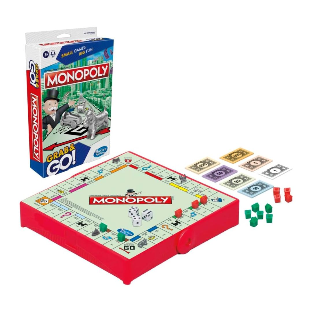 Monopoly Grab & Go! Small Games, Big Fun! (F8256) | Shopee Malaysia