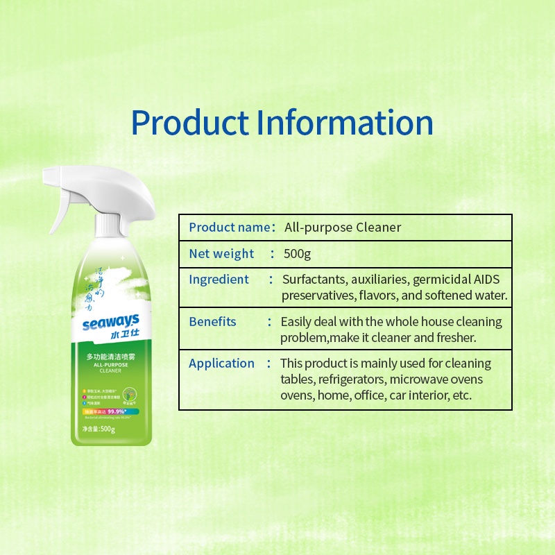 🇲🇾 Seaways Bathroom cleaner pembersih semburan bilik mandi penghilang ...