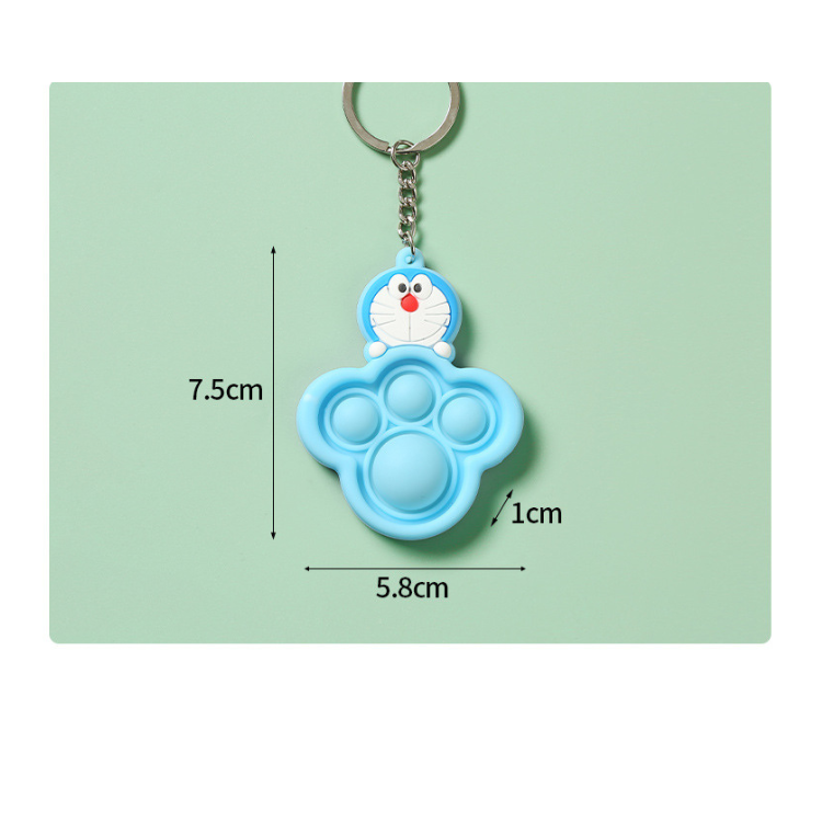 Pop It fidget toy Pop-its Mini Paw Key Chain 迷你挂件玩具灭鼠先锋钥匙扣 ...