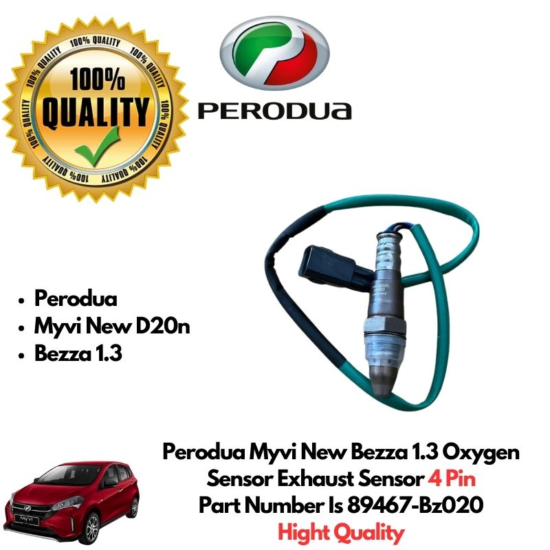 Perodua Myvi New Bezza 1.3 Oxygen Sensor Exhaust Sensor 4 Pin Part ...