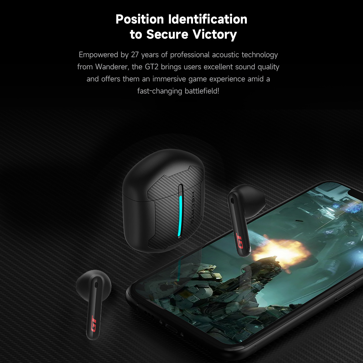 Edifier Hecate GT2 Gaming Earbuds - Bluetooth V5.3 | 13mm Dynamic Driver | Low Latency | Light ...