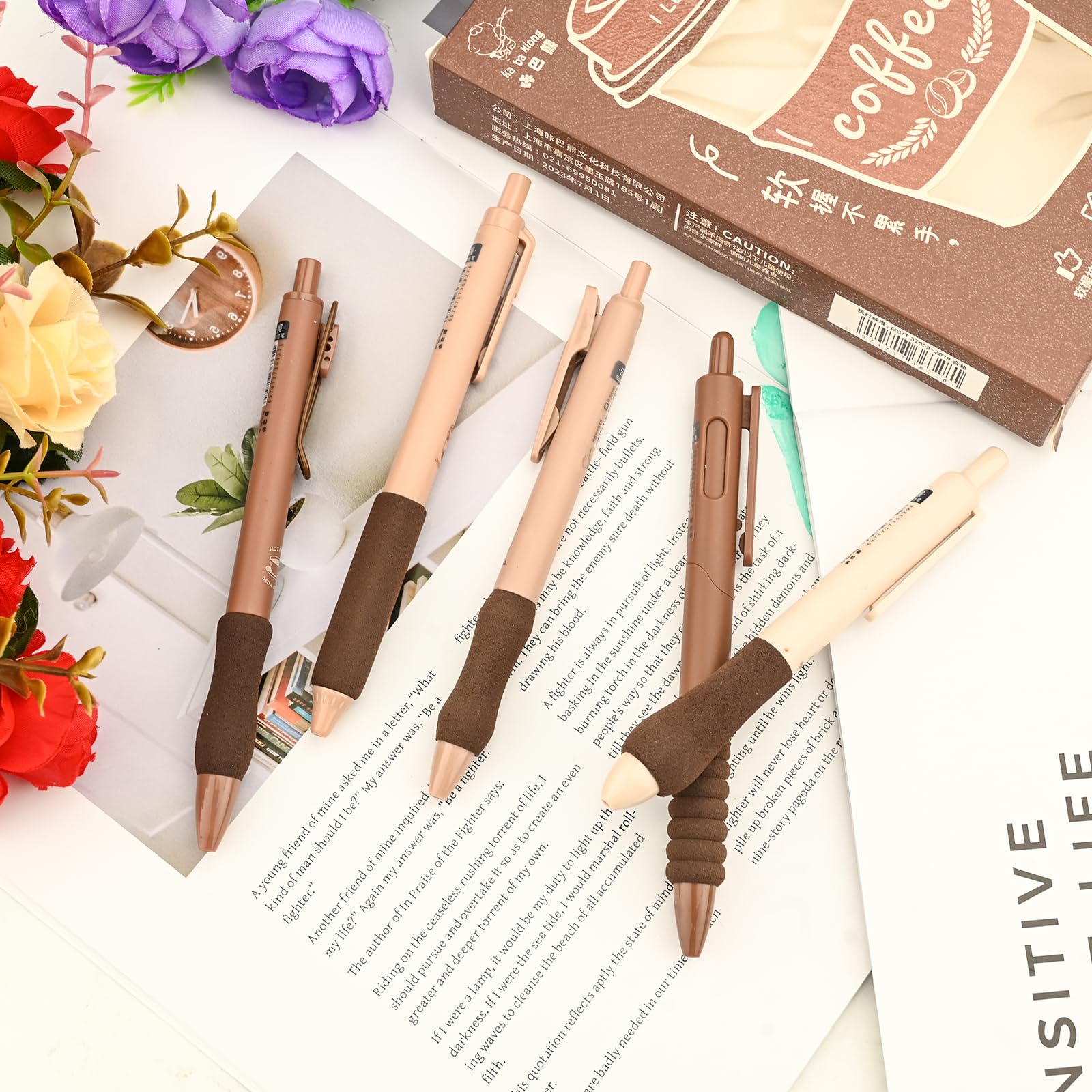 Pen Dakwat Gel Gaya Korea Pen Hitam Comel untuk Sekolah & Pejabat ...