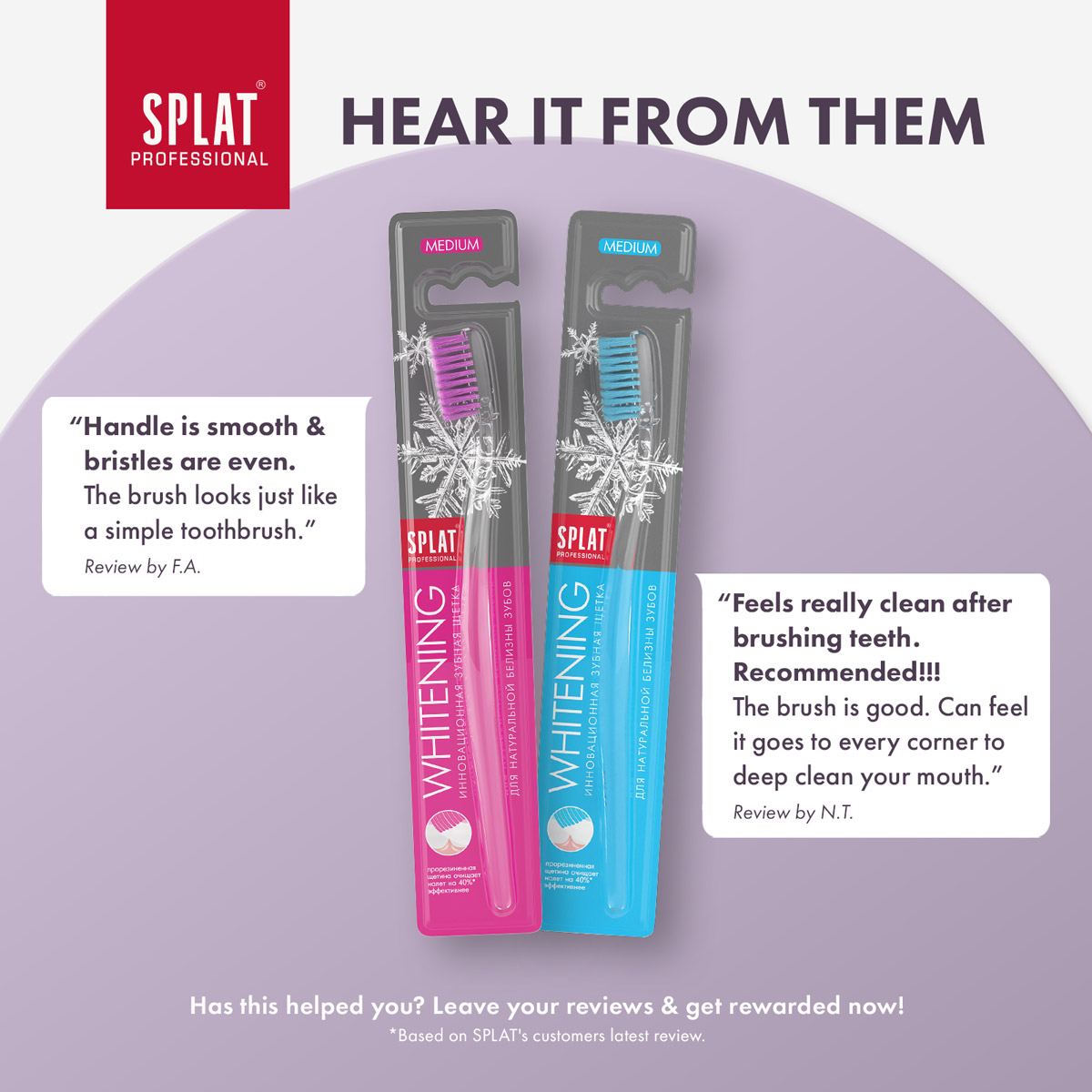 SPLAT Professional Whitening Toothbrush (Medium) | Shopee Malaysia